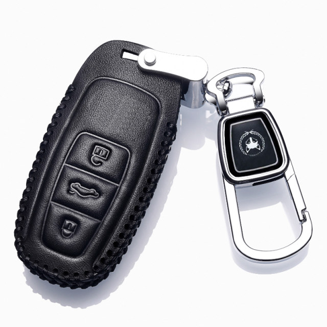 Specially Designed for Audi 2025 A6L Genuine Leather Key Cover, A8L Car ...