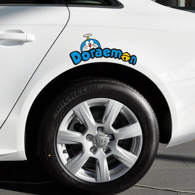 Creative Cartoon Car Stickers Waterproof Sunscreen Scratch Covering ...