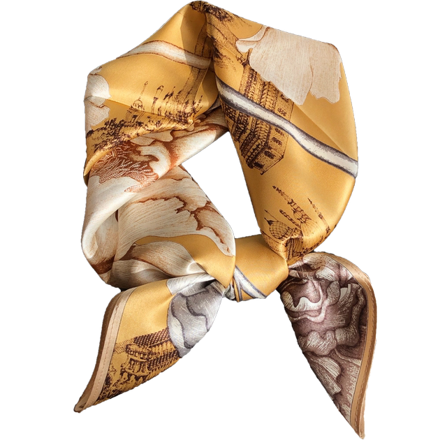 High -end gifts, silk scarves, Chinese scarf women versatile 100 ...
