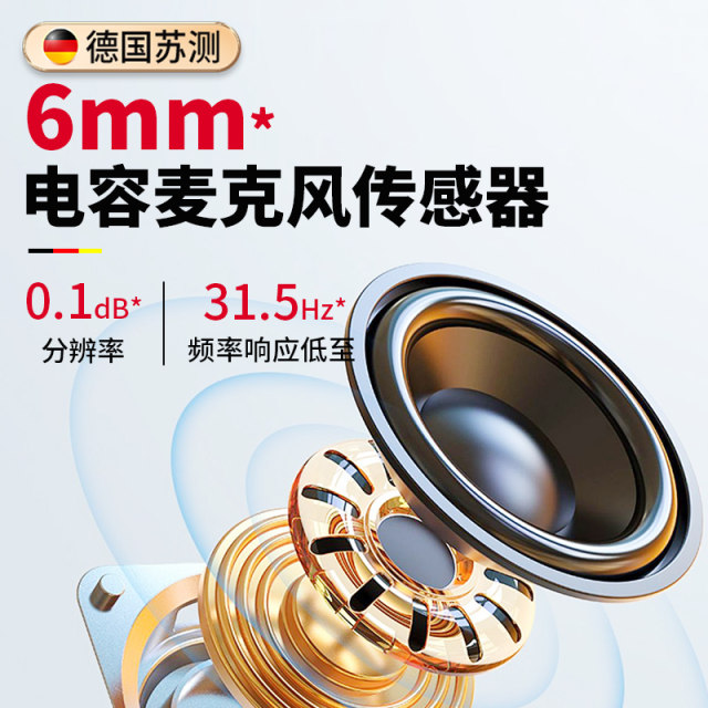 German Sutei wall-mounted decibel meter classroom bar hospital noise ...