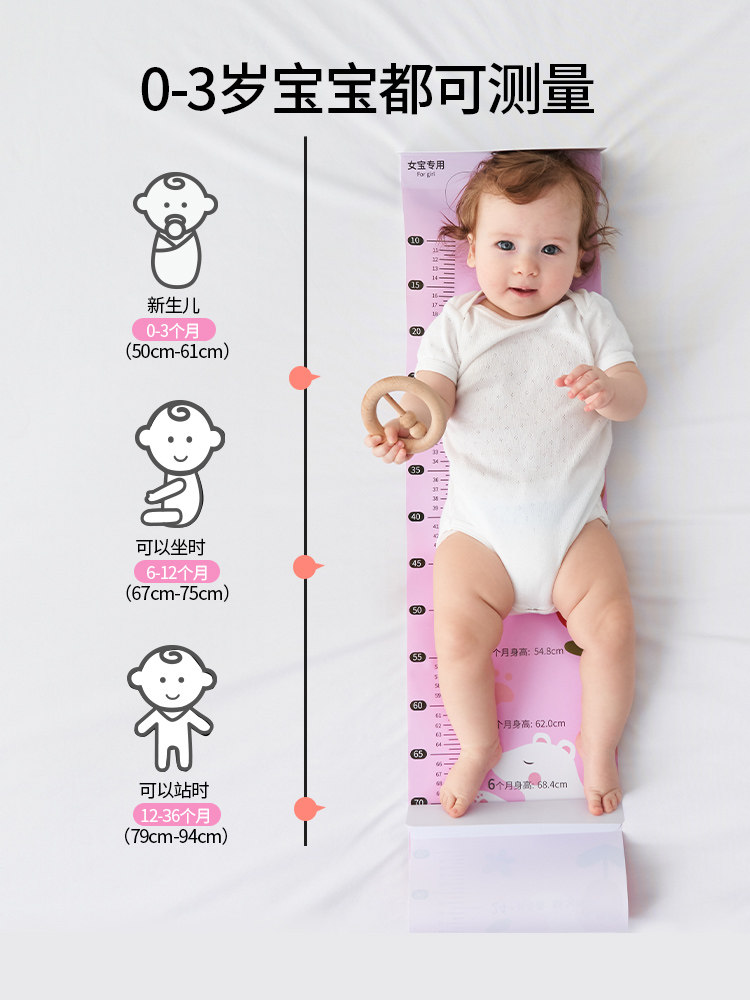 Baby Height Ruler Measuring Pad Lying Down Measuring Instrument ...