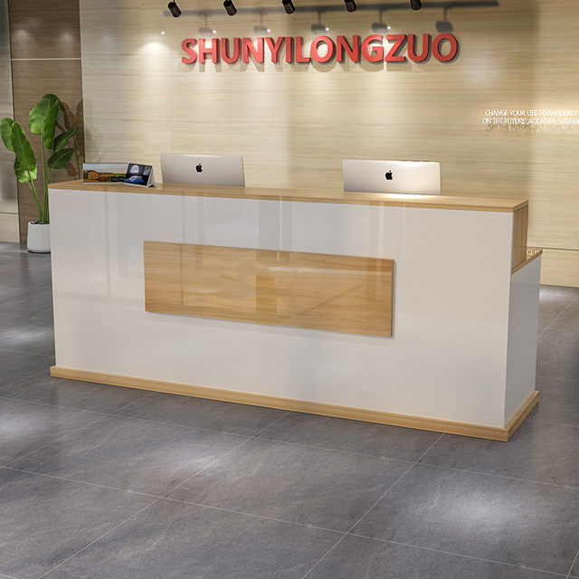 Cashier counter modern minimalist clothing store convenience store ...