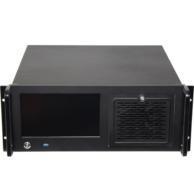 4U chassis with 8.9 display rack-mounted touch all-in-one computer ATX ...
