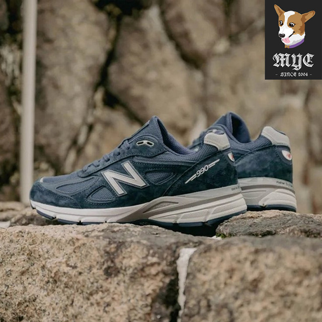 NewBalance American NB990V4 Yuanzu gray men's and women's retro sports ...