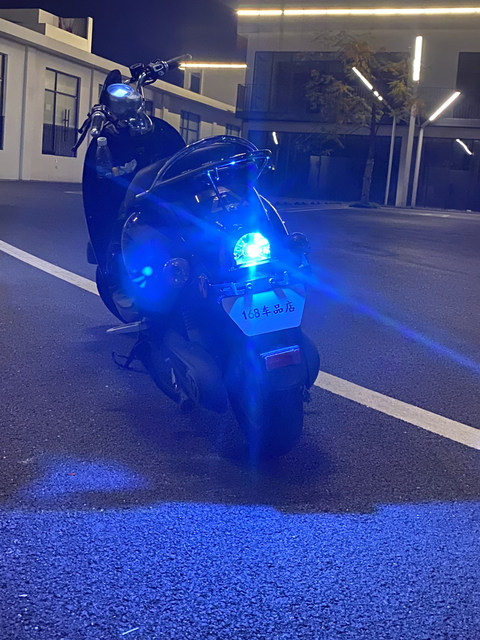 Motorcycle brake lights flashing colorful tail lights 12v electric ...