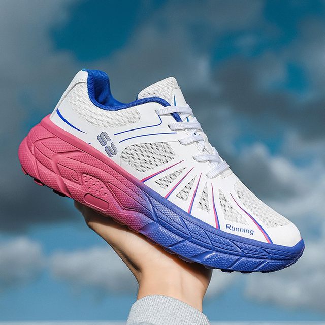 Professional running shoes for women's outdoor shock absorption racing ...