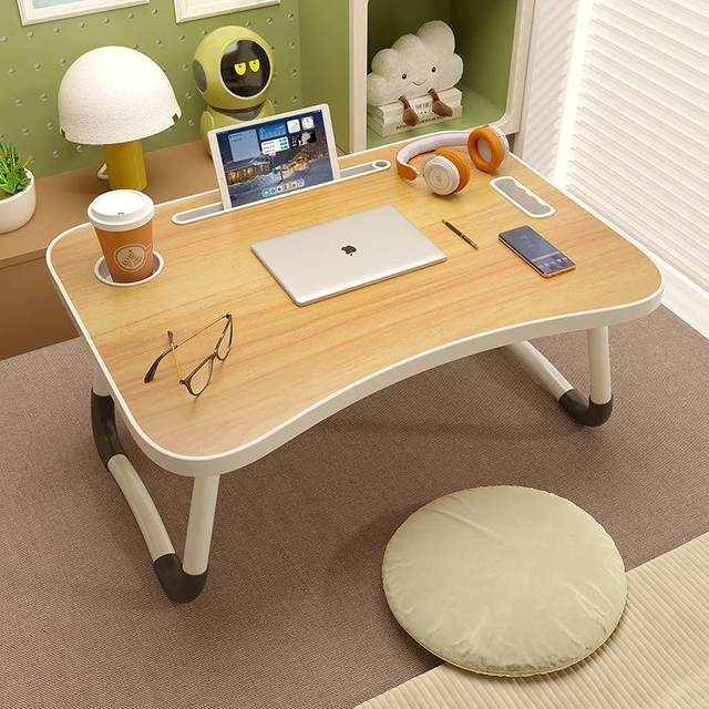 Folding desk on the bed Lazy desk Student Student Student Study at the ...