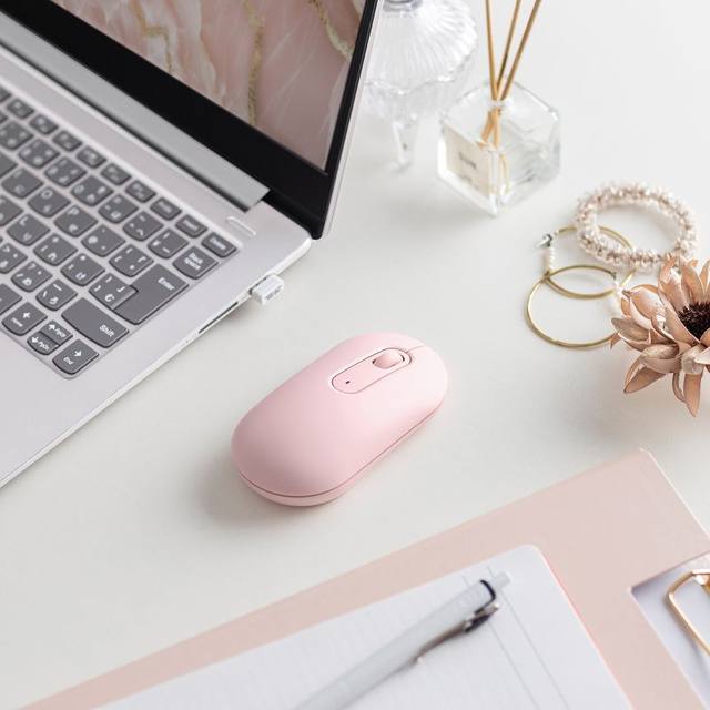 Japan SANWA mouse compact girl candy color male wireless mouse thin and ...