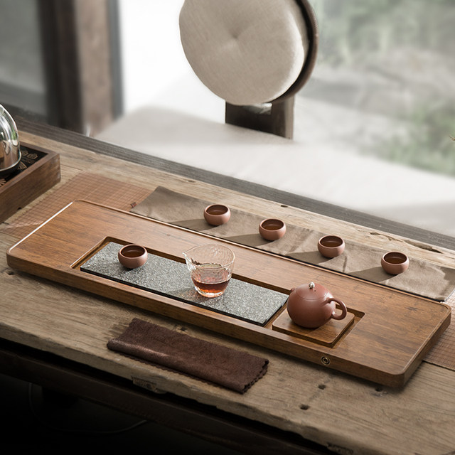 Wujin Stone small tea tray household light luxury modern minimalist ...