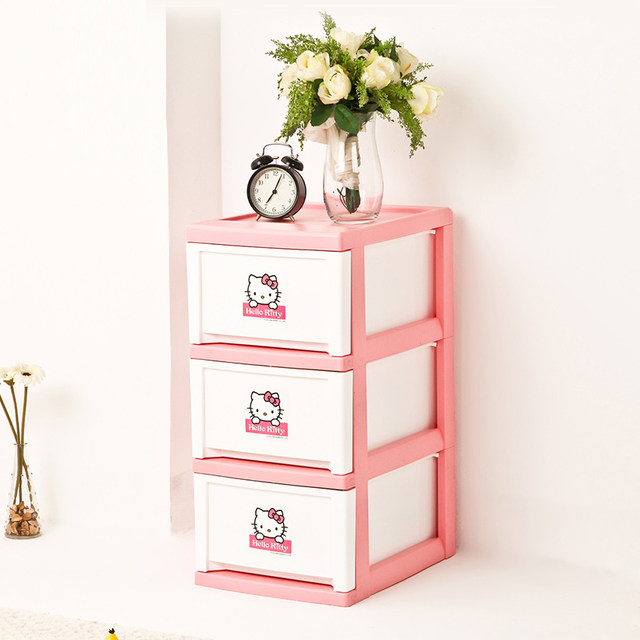 Alice children's drawer-type baby wardrobe toy storage cabinet KITTY ...