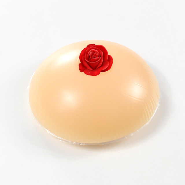 Round thickened post-operative silicone breast prosthesis, fake breast ...