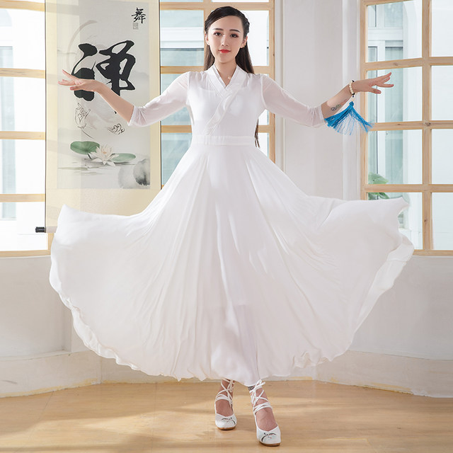 Zen dance clothing female suit fairy elegant tea suit Zen meditation ...