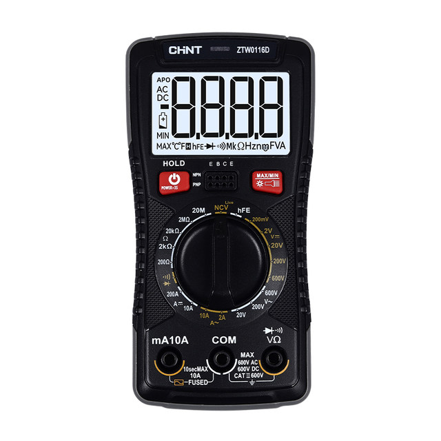 Chint multimeter digital high-precision small portable intelligent anti ...