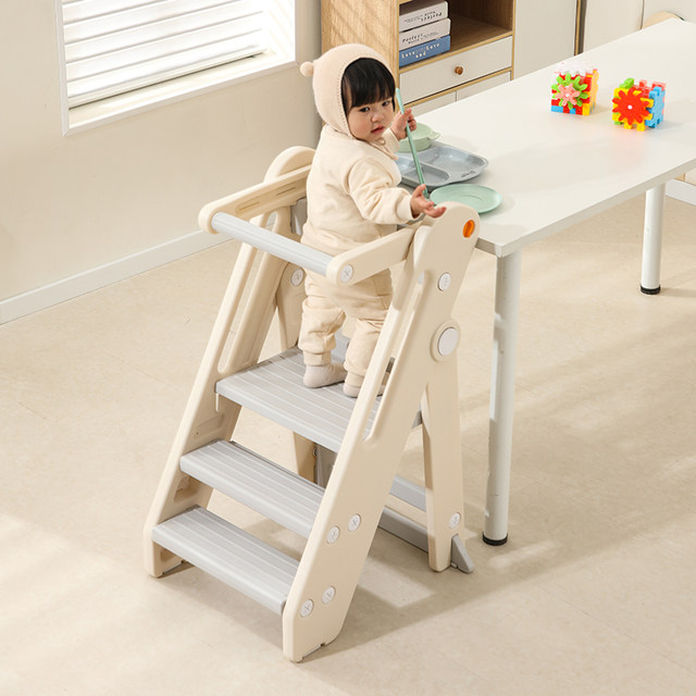 Montessori Learning Tower Baby Washing Table Step Stool Foldable ...