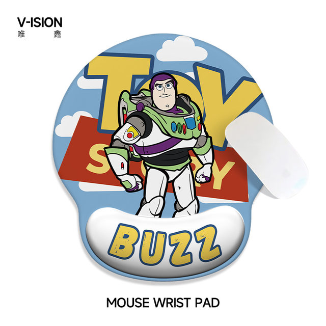VISION Buzz Lightyear wrist mouse pad women's wrist pad non-slip office ...