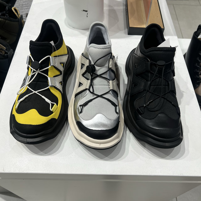 ECCO women's shoes dad shoes new fashion retro genuine leather thick ...