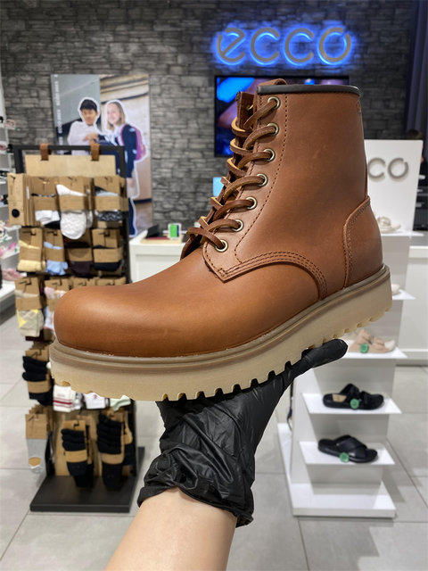 ECCO Martin Boots Men's Rhubarb Panda New Monthly Comfortable thick ...