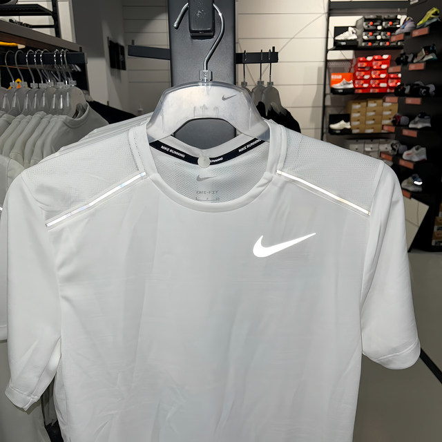 Nike Nike Miler men's quick -drying short -sleeved running shirt summer ...