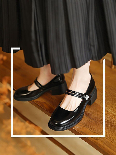 Spider King Mary Jane shoes for women 2025 spring new genuine leather ...