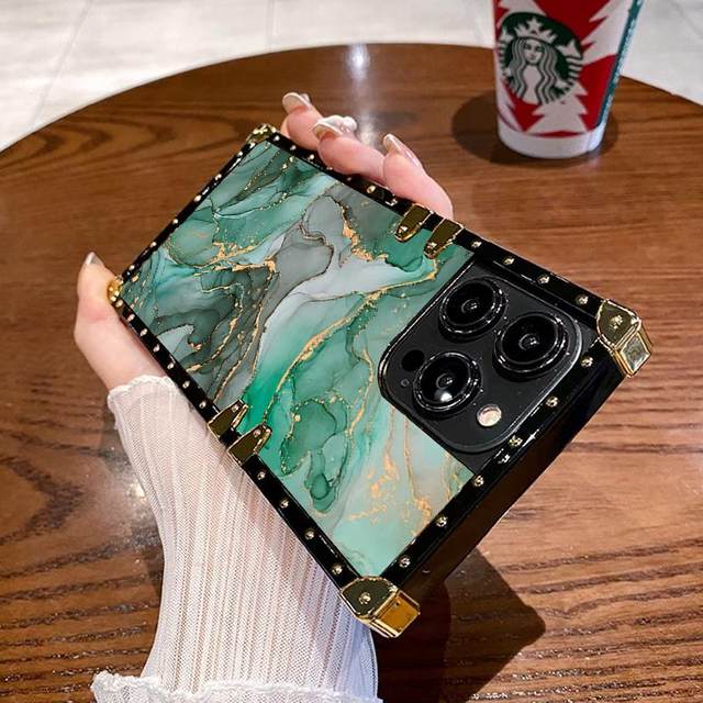 New iPhone16 square mobile phone case, all-inclusive Apple 15promax ...