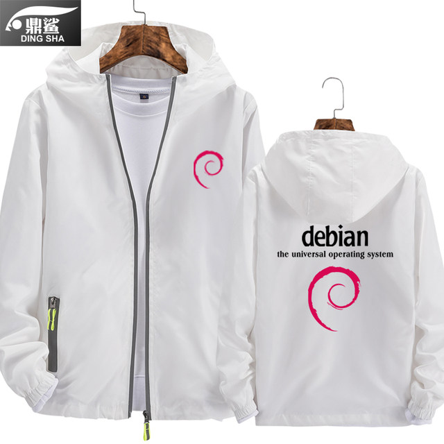 Programmer ape ubuntudebianlinuxgnomejava programming hooded jacket men ...