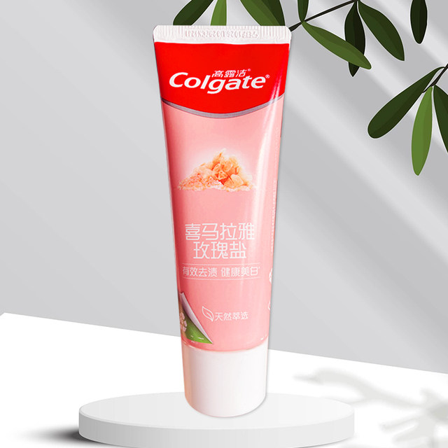 Colgate Rose Salt Pink Salt Toothpaste Contains Fluoride, Anti-moth ...