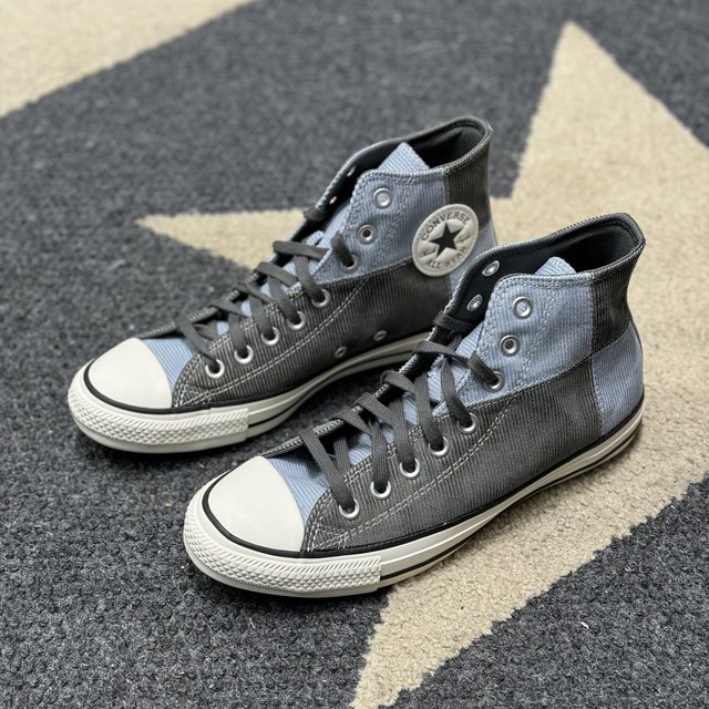 Converse allstar high-top corduroy color matching casual breathable ...