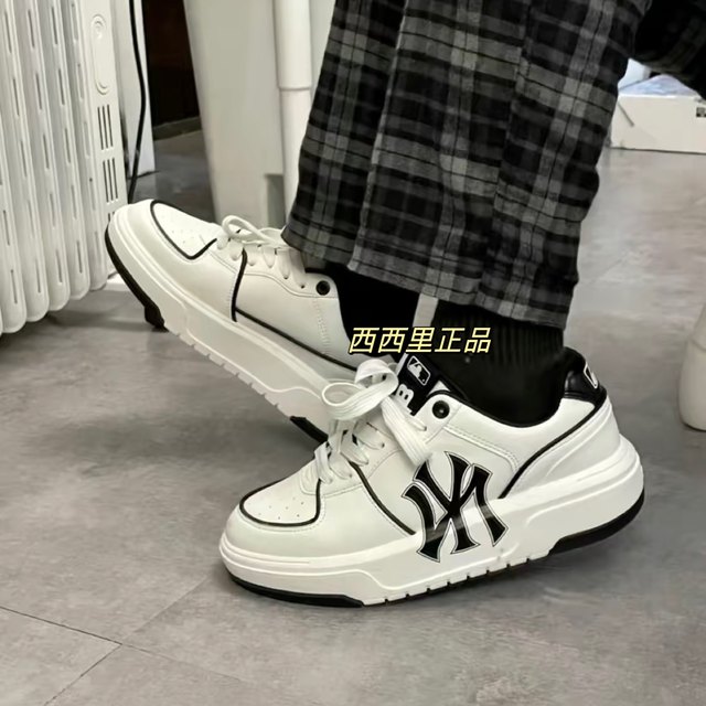MLB counter 2022 autumn new NY casual shoe daddy's thick bottom ...