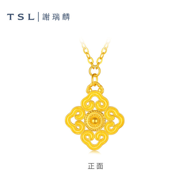 TSL Xie Ruilin light ancient magic weapon Xianghua series gold necklace ...