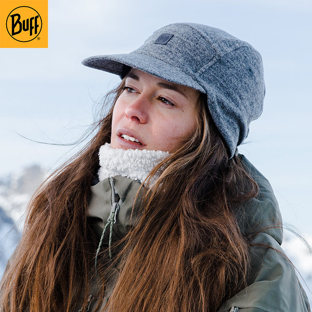 BUFF Autumn and Winter Merino Wool Foldable Fleece Hat Outdoor Cycling ...