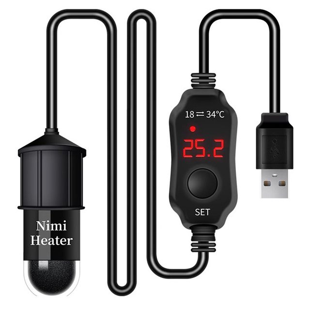 Fish tank USB mini heating stick automatic constant temperature ...