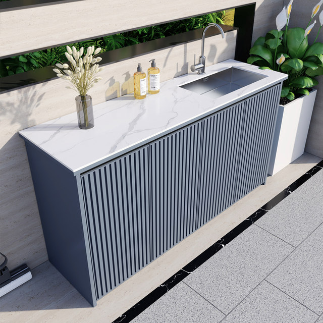 Outdoor courtyard operating table sun protection aluminum alloy pool ...