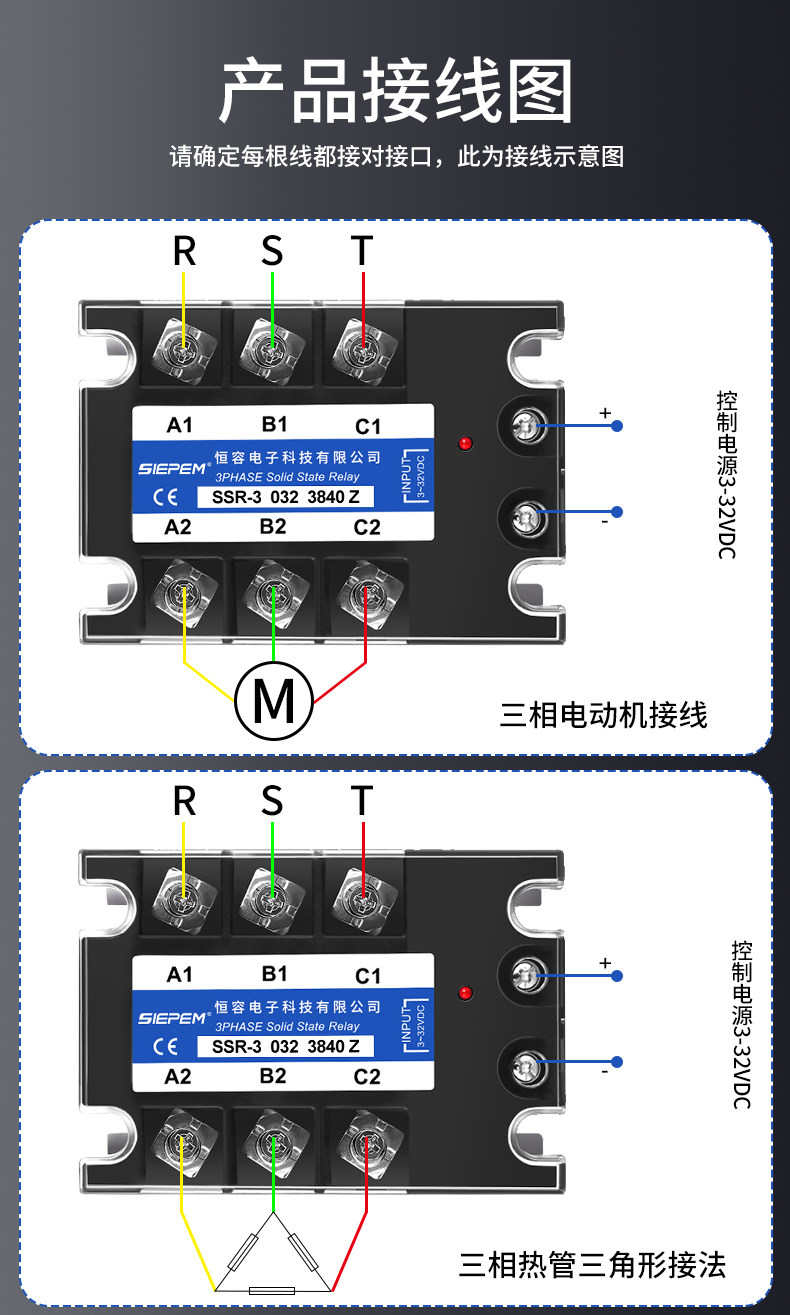 삼상 솔리드 스테이트 ssr-3 032 3840z 제어 릴레이 | 시펨