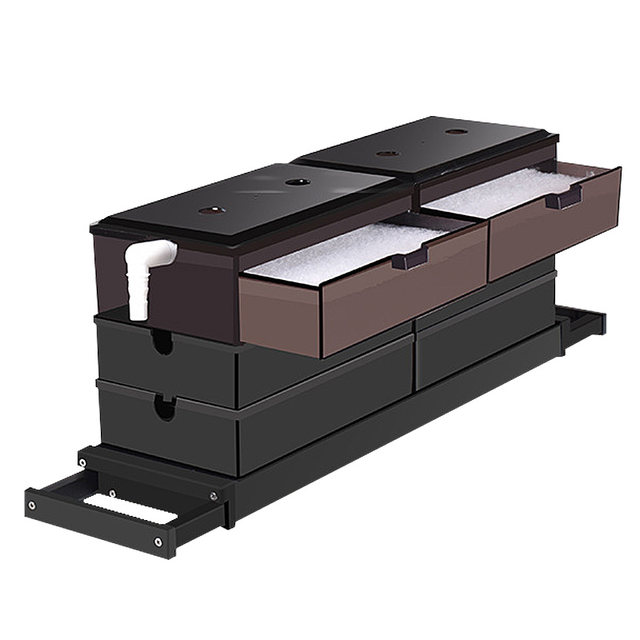 Increase the dripping box anti -overflow drawer -type large filter box ...