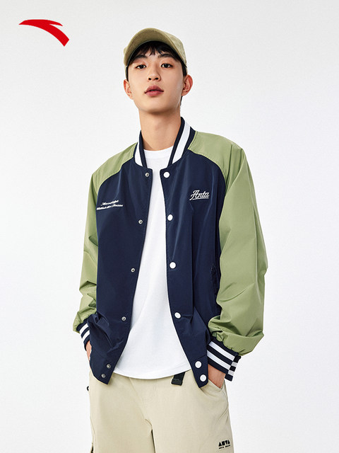 Anta baseball jacket men and women same style spring new fashion ...