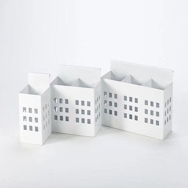 Desk Screen Hanging Pen Holder File Rack Storage Organizer Metal ...