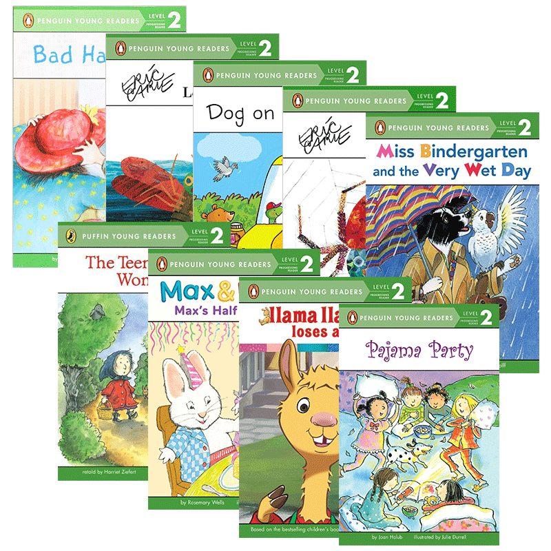 American Penguin Graded Reading Stage 2 9-book set, original English ...