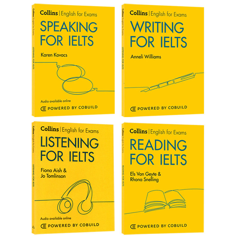 Collins ielts series sæt med originale engelske lærebøger collins ...