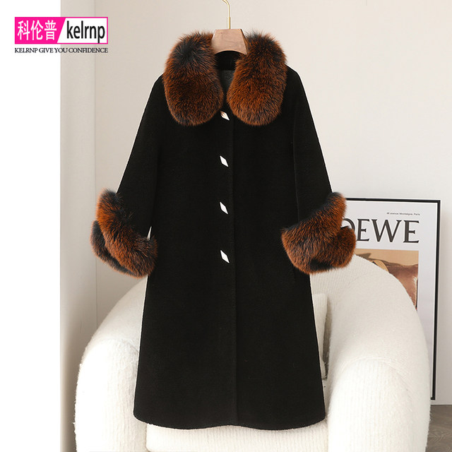 Sheepshear coat for women 2024 winter new Korean version elegant and ...