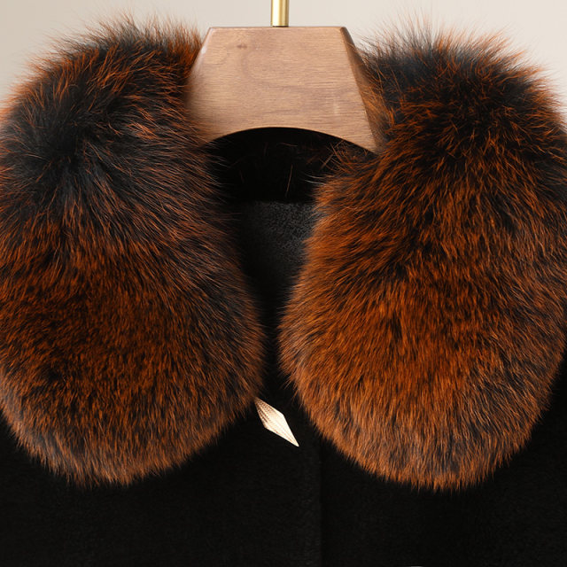 Sheepshear coat for women 2024 winter new Korean version elegant and ...