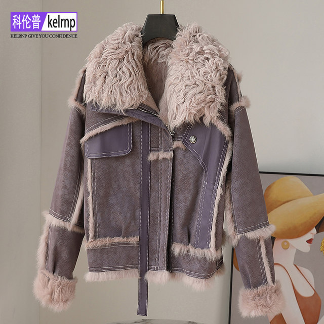 Rex Rabbit Real Fur One-piece Jacket Women's 2024 Winter New Fashion ...