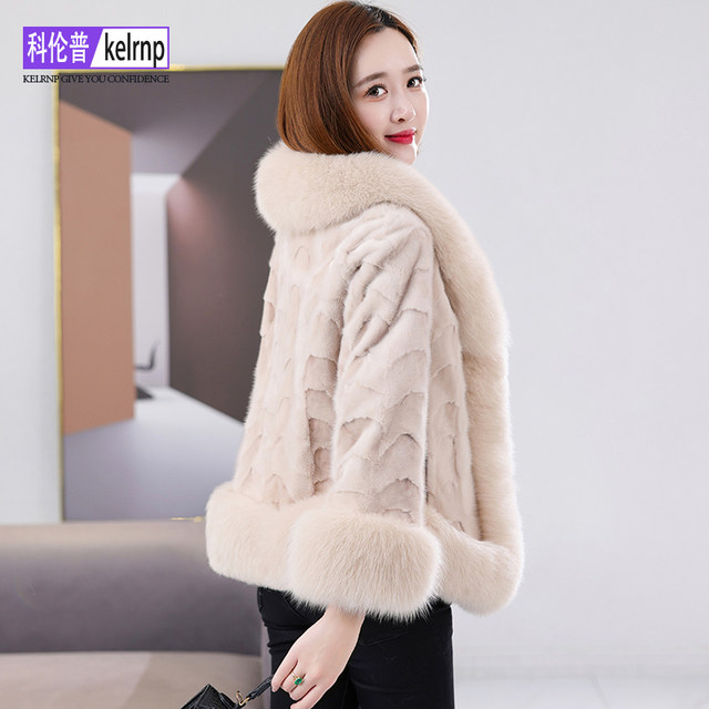 Imported velvet mink fur coat for women 2024 new winter musty oversized ...