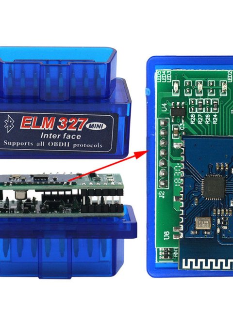 ELM 327 V1.5 Bluetooth PIC18F25K80 Chip OBD2 Double Layer Board Automotive Diagnostic Scanner
