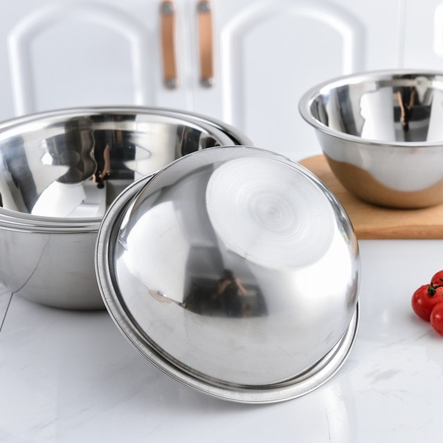 Stainless steel basin, commercial baking mixing basin, cold dish ...