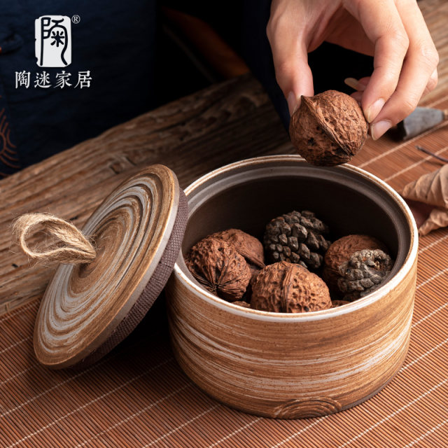 Tao Miscoltaid Tea Tank Sealing Tank Retro Ceramics Tea Set Large ...