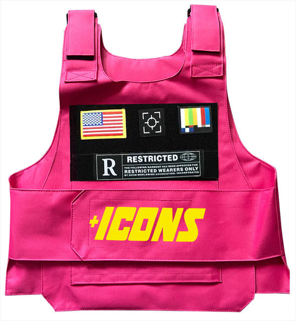 Customized 2023 icons MC VEST RAPPER BAR New Tide Cool Night Shop Rap ...