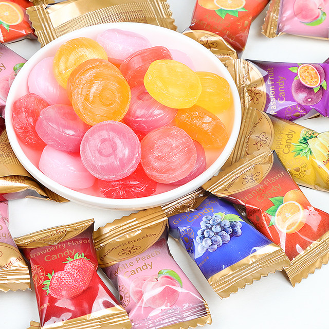 ADM mixed fruit hard candy 500g bulk Christmas candy snacks wedding ...