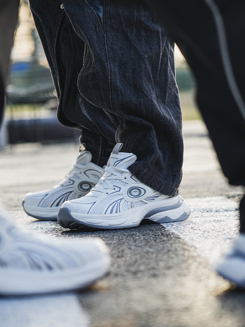 Laura Star 1029 Silver Turbine Shoes Dad Shoes Retro National Trend ...