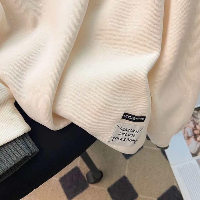 Lazy Wind Kessing Sweater Women's Round Neck 2024 Autumn and Winter New ...