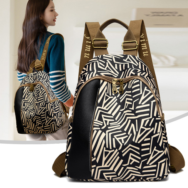 New Korean style large-capacity backpack casual nylon cloth women's ...